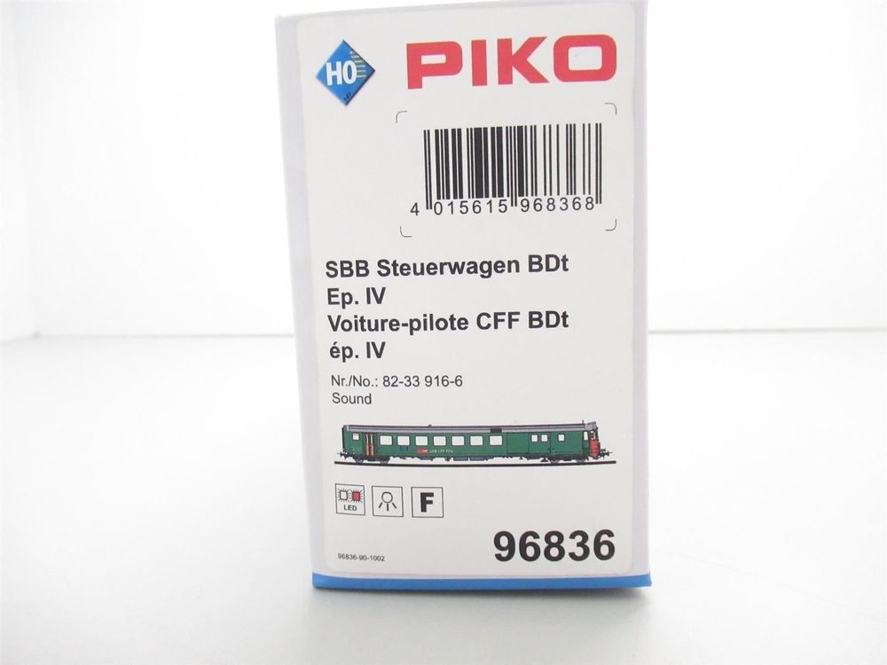 Piko 96836 SBB Steuerwagen BDt DC Digi. (Gebraucht) in Basel für CHF ...