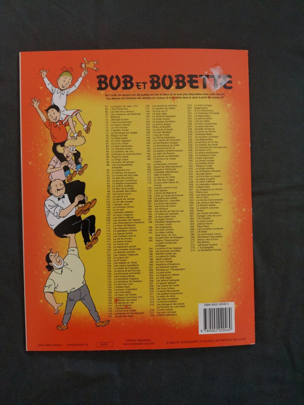 Bob et Bobette T. 274 EO 2002 TBE (D'occasion) à Genève pour CHF 10 ...