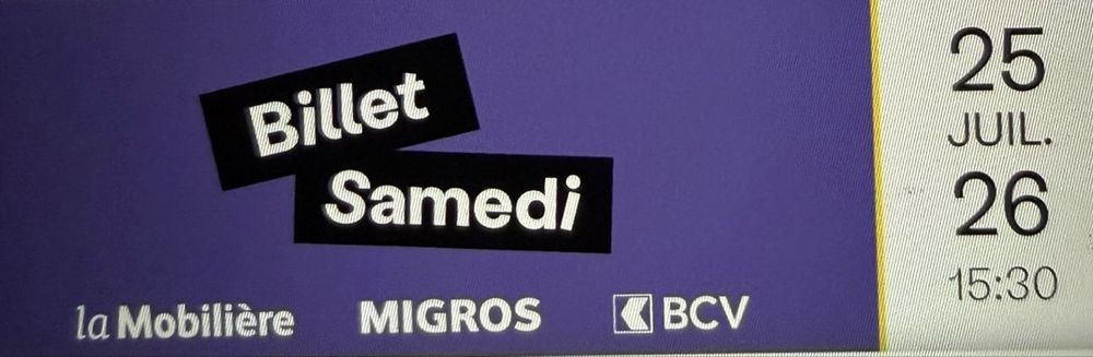 Billet Paléo Festival – Samedi 25 juillet 2026 à vendre ! (Neuf avec ...