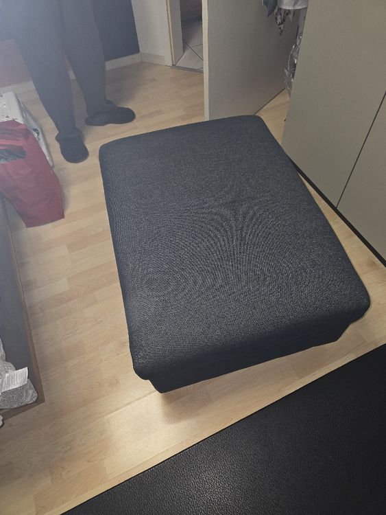 Ikea VIMLE Hocker mit Stauraum, Top Zustand, blau grau jeans (Gebraucht ...