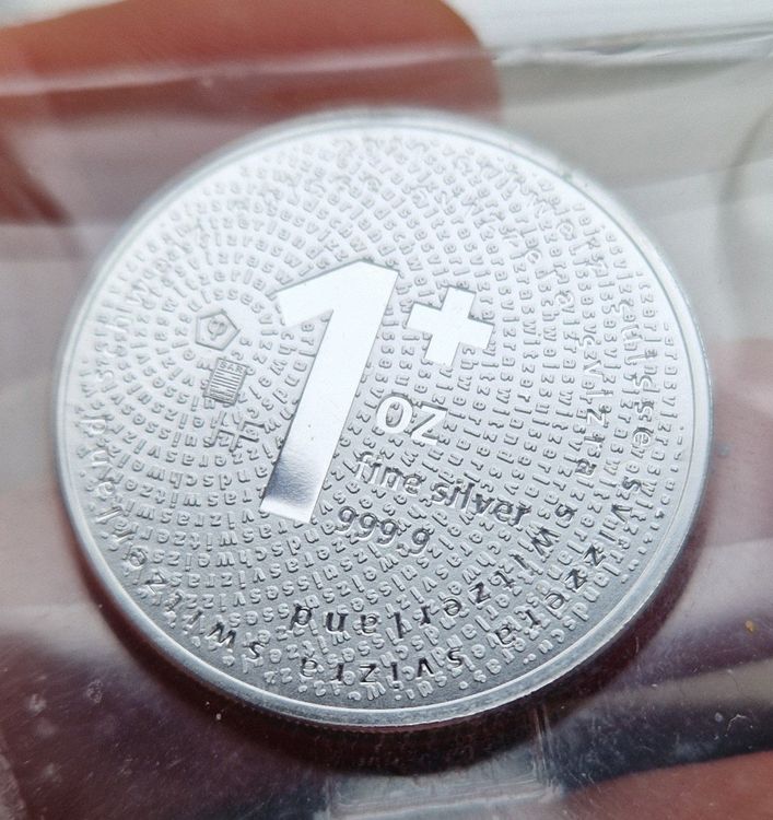 Swiss One Plus 1oz 999 Swiss bullion (Neu und originalverpackt) in ...