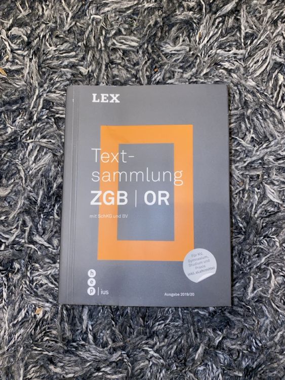 ZGB OR Textsammlung | Kaufen auf Ricardo
