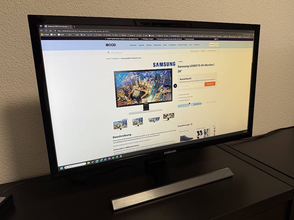 Samsung U28E570 28 - 4K UHD Monitor - Top Zustand (Gebraucht) in ...