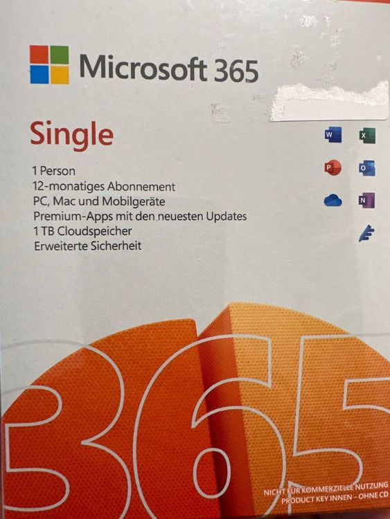 Microsoft 365 single Version (12+3Monate) | Kaufen auf Ricardo