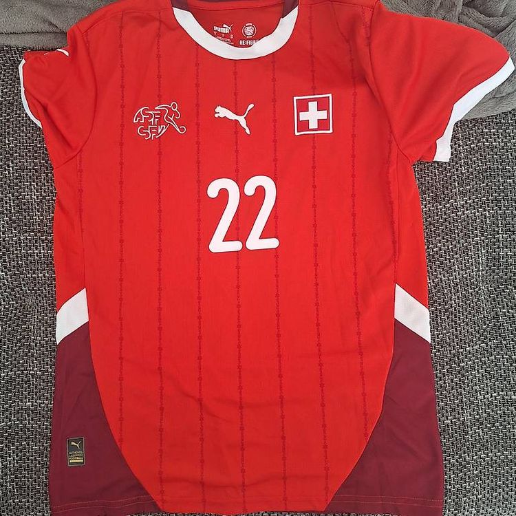 Schweiz Trikot #22 Schär Grösse S EM 2024 (Gebraucht) in Rapperswil SG ...