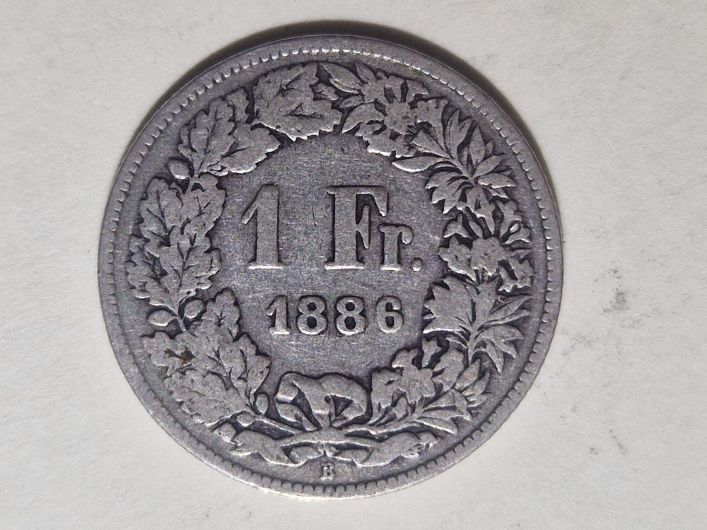 1fr Silber 1886 (Gebraucht) in Dallenwil für CHF 4 – mit Lieferung auf ...