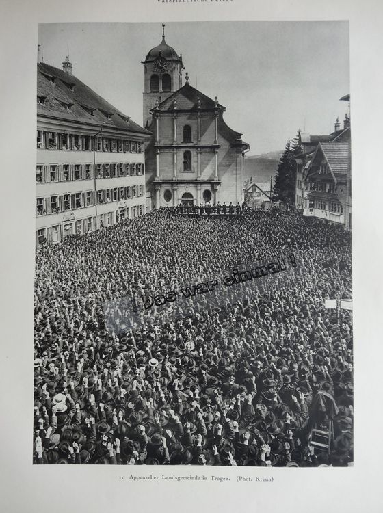 Appenzell Trogen Landsgemeinde anno 1929 (Gebraucht) in Safnern für CHF 12 – mit Lieferung auf ...
