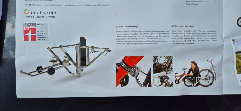 FollowMe Tandemkupplung NEU und Originalverpackt | Kaufen auf Ricardo