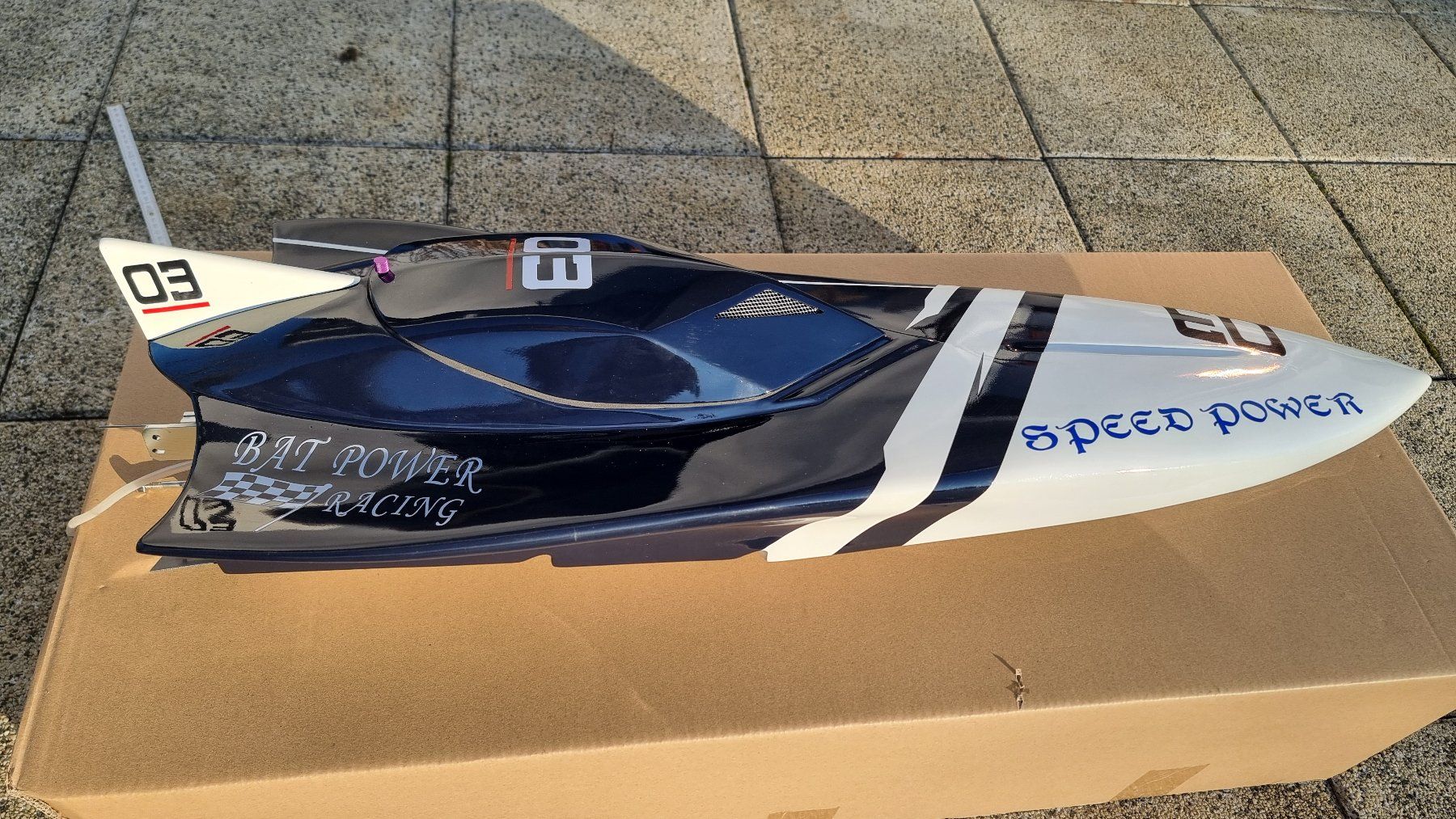 Rennboot Speed Boat, GFK mit Antrieb und Regler 92 cm (Neu und ...