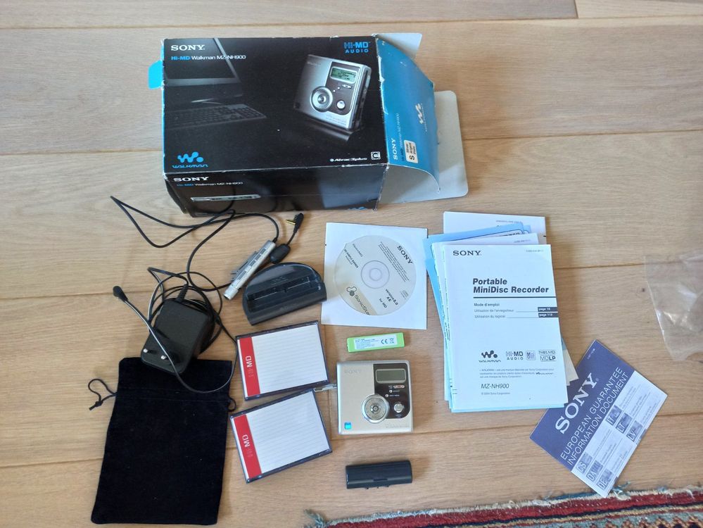 Sony HI-MD Mz-NH900 Walkman Recorder | Kaufen auf Ricardo