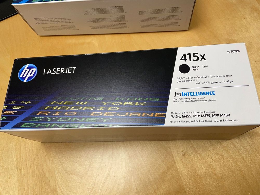 Hp Laserjet Tinte 415x (Neu und originalverpackt) in Zürich für CHF 53 ...