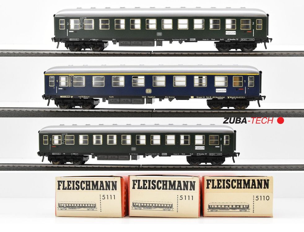 Fleischmann 3x Personenwagen der DB H0 GS OVP (Gebraucht) in St. Gallen für CHF 7 – mit ...