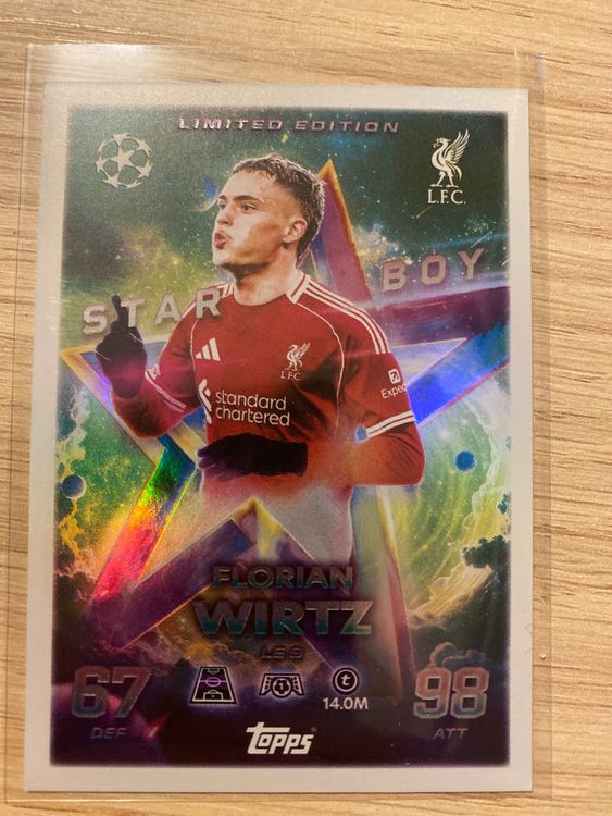 Topps Match Attax 25/26 Limited Edition Wirtz LE9 (Neu (gemäss ...
