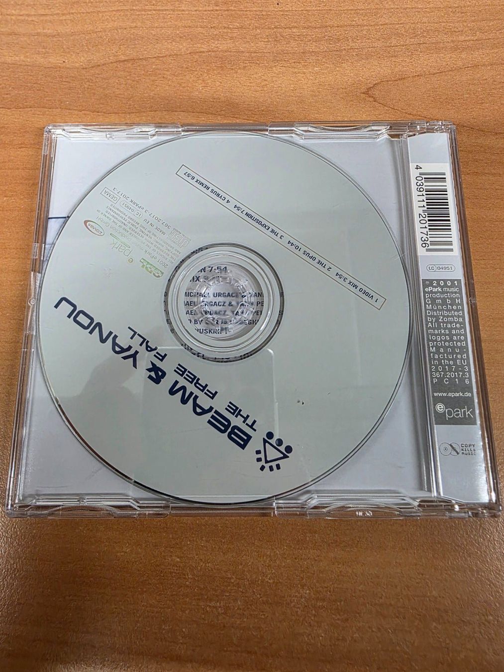 CD Single - Beam & Yanou – The Free Fall, Trance (Gebraucht) in Biberist für CHF 2 – mit ...