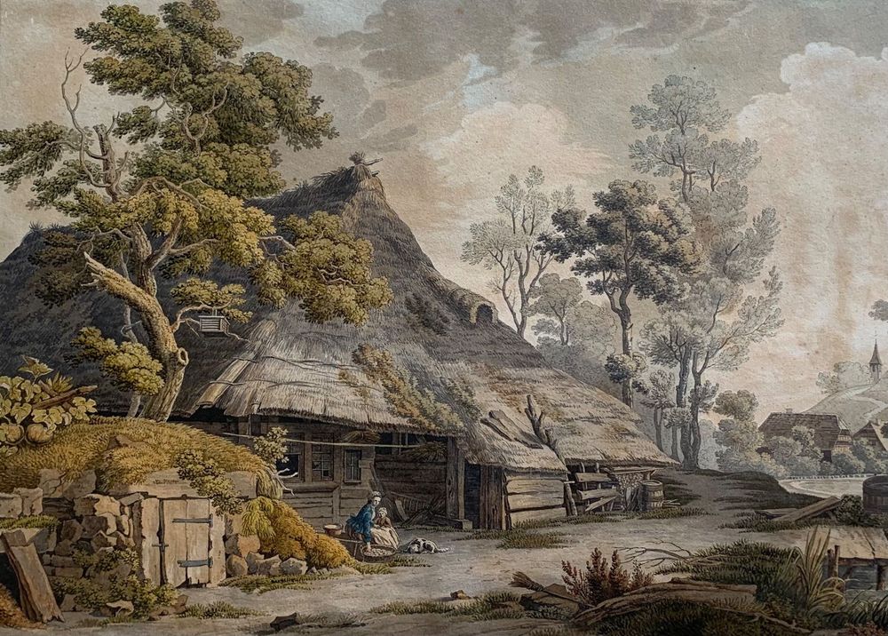 Landschaft Aquarell 19. Jh. | Kaufen auf Ricardo