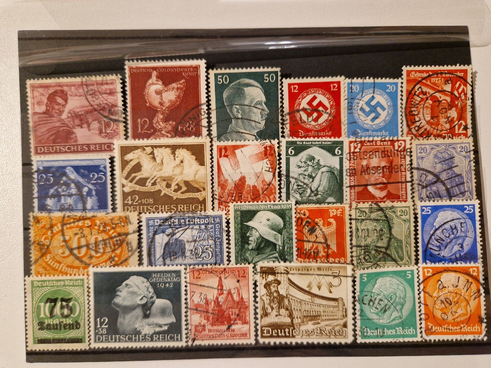 Deutsches Reich Briefmarken Adolf Hitler 1934 1941 1944 (Gebraucht) in ...