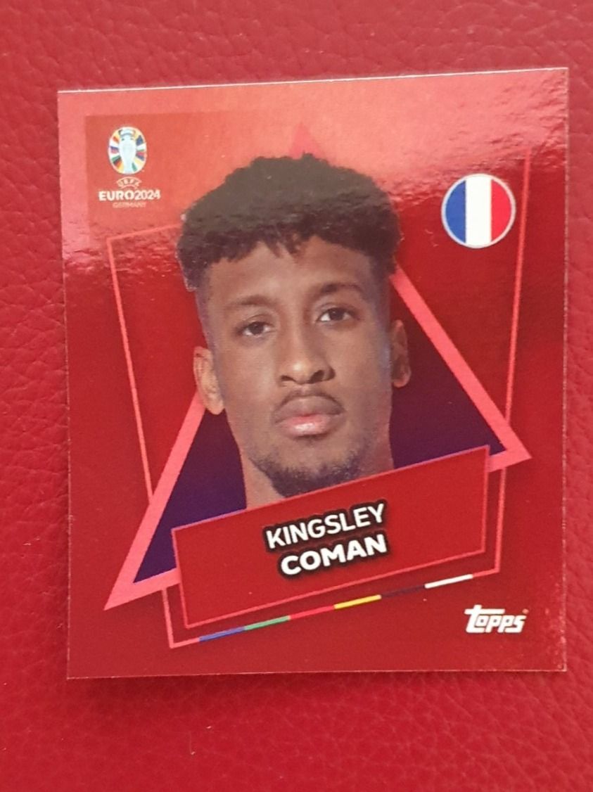 Topps UEFA Euros 2024 Sticker FRA SP KINGSLEY COMAN (Neu und ...