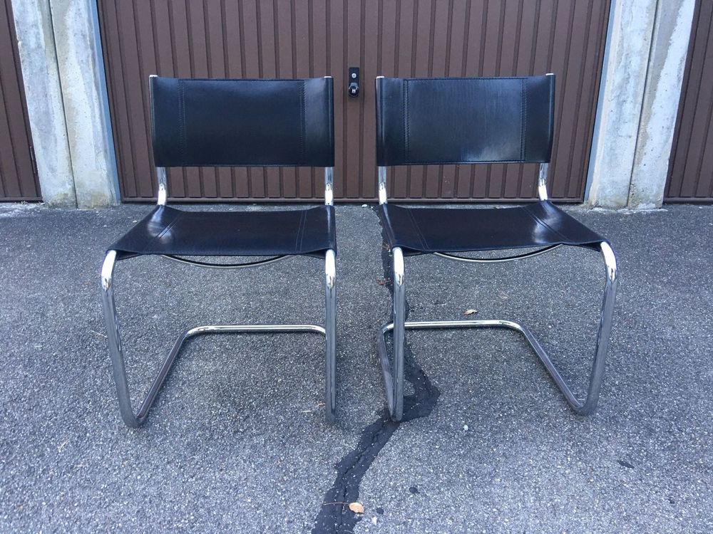 2 Mart Stam Freischwinger Leder Fasem (Gebraucht) in Schinznach-Dorf für CHF 170 – mit Lieferung ...