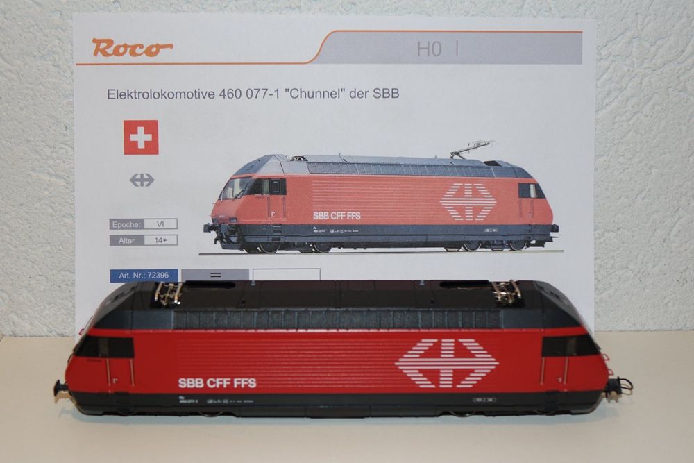 DC 72396 Roco E-Lok SBB Re 460 "Chunnel" | Kaufen auf Ricardo