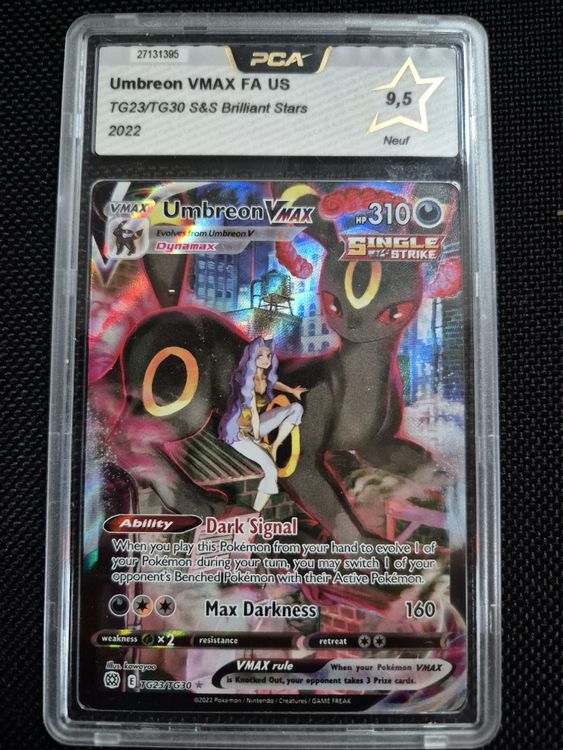 Umbreon Vmax TG23/TG30 S&S Brilliant Stars PSA 9.5 (Neu (gemäss ...