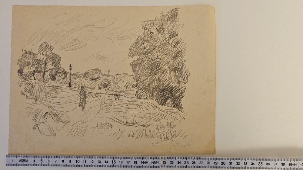 Hans Potthof Zeichnung handsigniert (Gebraucht) in Emmenbrücke für CHF 99 – mit Lieferung auf ...