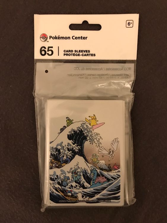 Pokémon Center Great Wave Pikachu & Friends Sleeves (65Stk) (Neu und ...