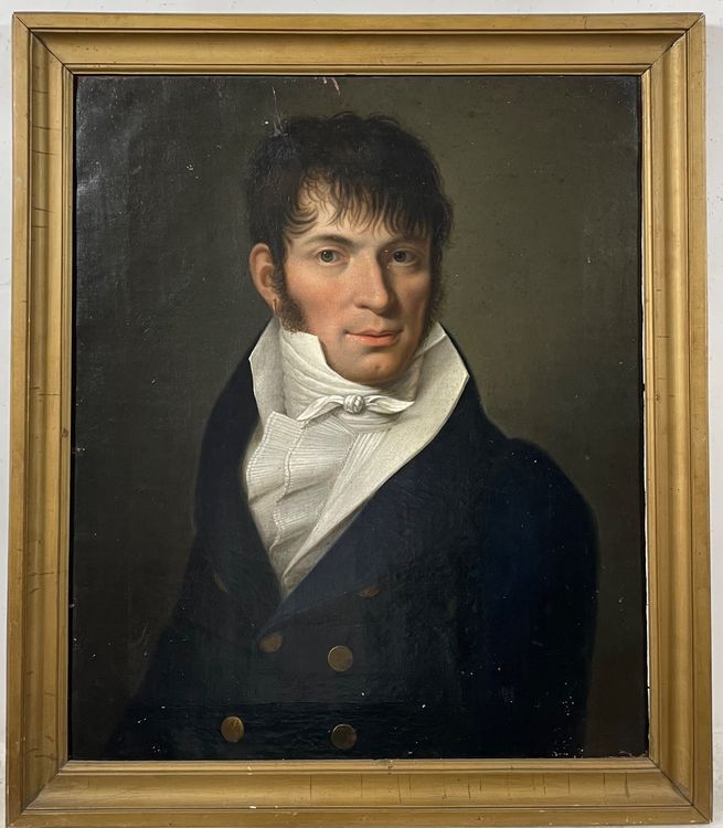 Antikes Gemälde eines Herren um 1800 | Kaufen auf Ricardo