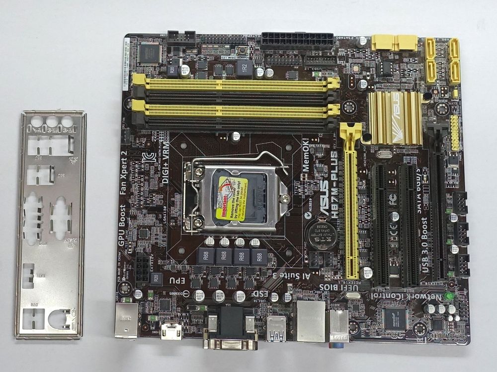 ASUS H87M-Plus Mainboard (Gebraucht) in Holzhäusern ZG für CHF 29 – mit ...