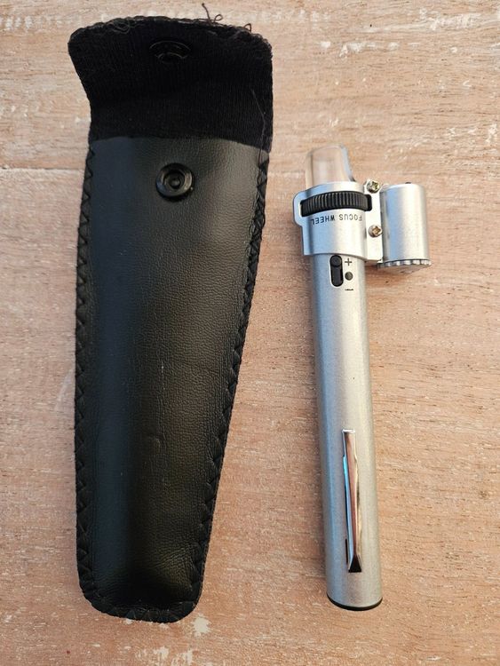 Mini Microscope Pen with LED Light Pouch 100X Mini LED | Kaufen auf Ricardo