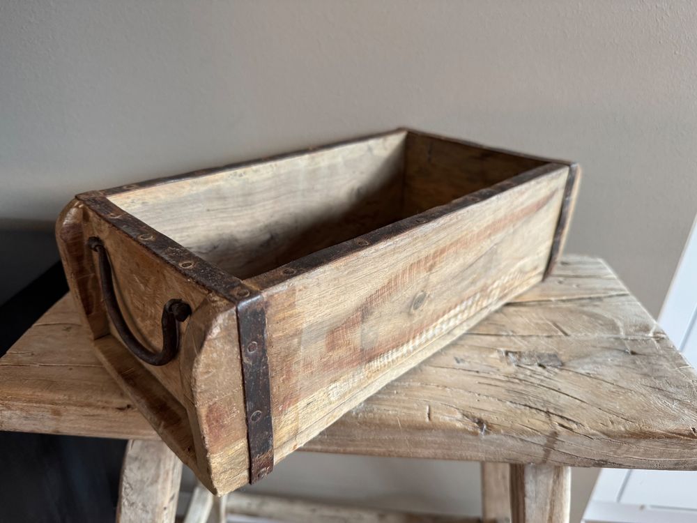 Antike Ziegelform Holzbox mit Deko Au... | Kaufen auf Ricardo