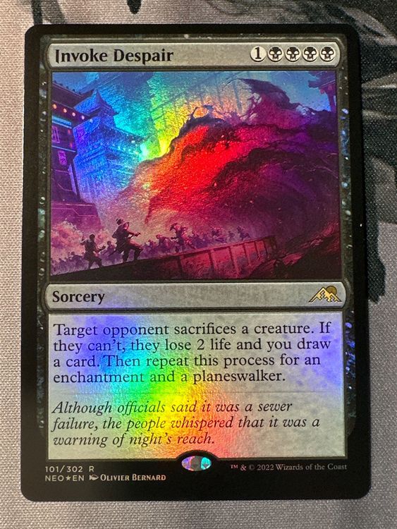 Invoke Despair FOIL Kamigawa Boosterfrisch | Kaufen auf Ricardo