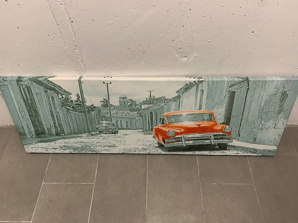 Grand tableau sur toile (Gebraucht) in Romanel-sur-Lausanne für CHF 22 – nur Abholung auf ...