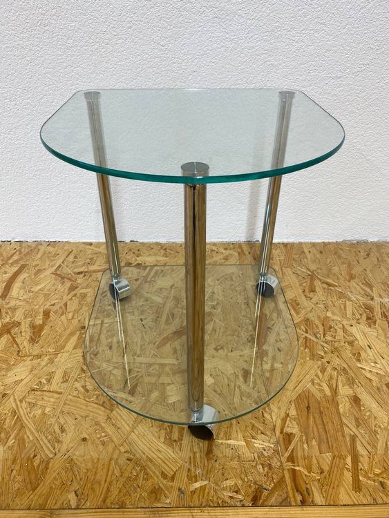 Kleiner Beistelltisch Aus Glas