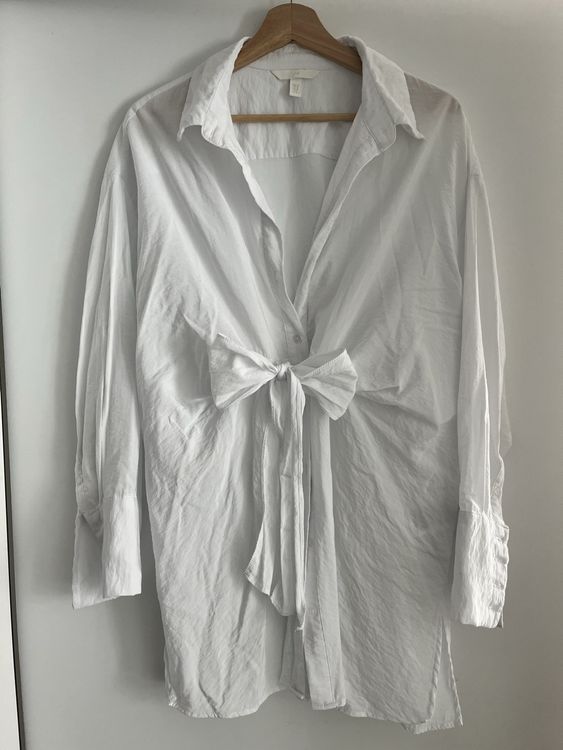Weisse, sommerliche Oversize-Bluse (Gebraucht) in Zürich für CHF 6 – mit Lieferung auf Ricardo ...