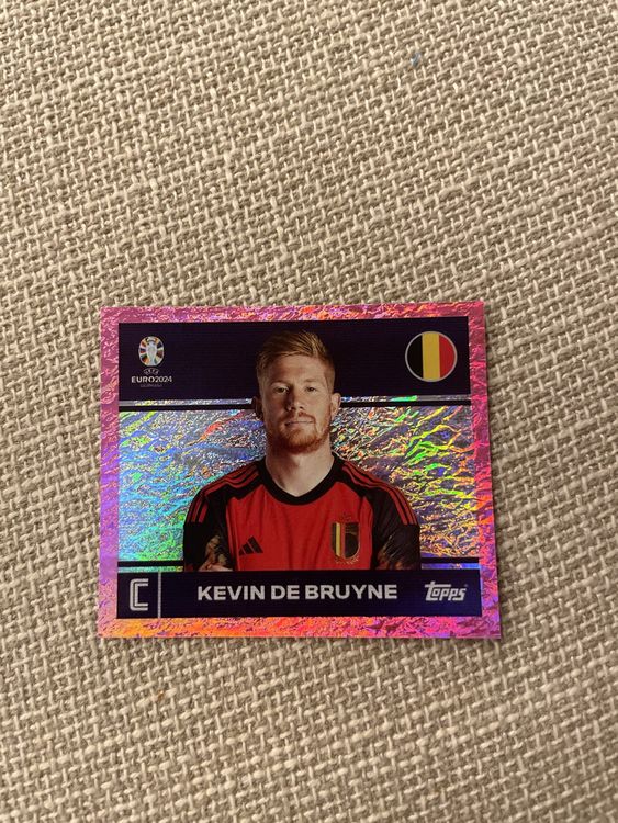 EM 2024 Topps Kevin De Bruyne Rosa (Neu (gemäss Beschreibung)) in ...
