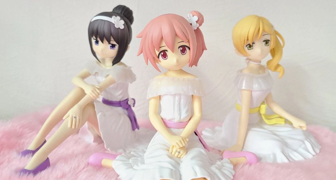 Puella Magi Madoka Magica Serenus Couture Figuren komplett (Neu (gemäss ...