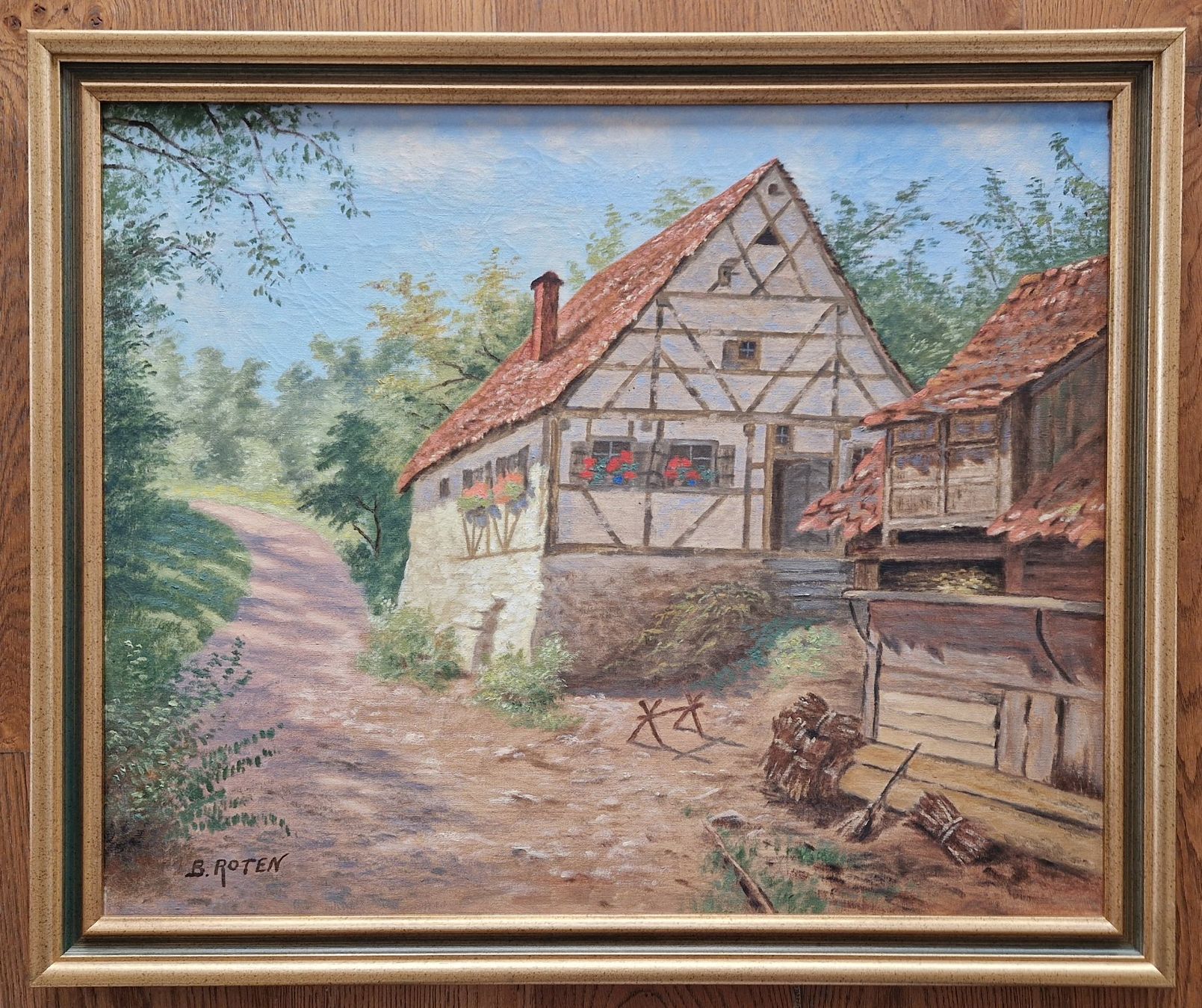 Peinture de Berthe Roten Calpini (1873-1962) 64 x 52 (D'occasion) à ...