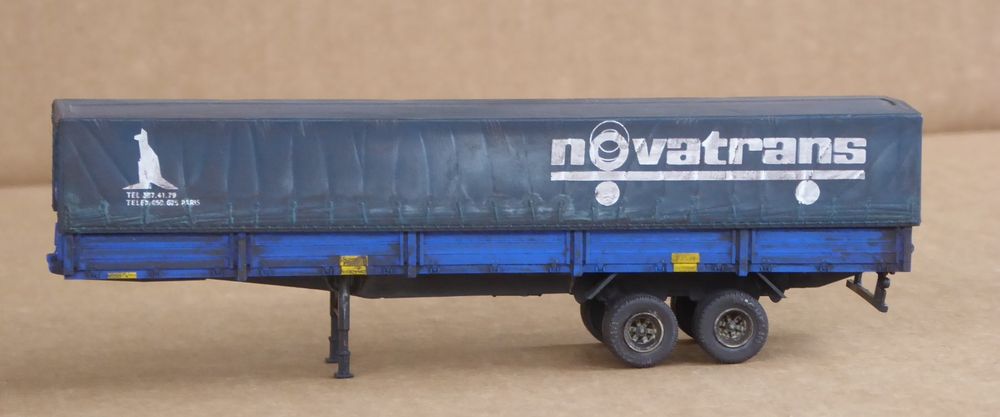 HO Trailer "novatrans" 2-achsig, Roco (Gebraucht) in Kriens für CHF 9 ...