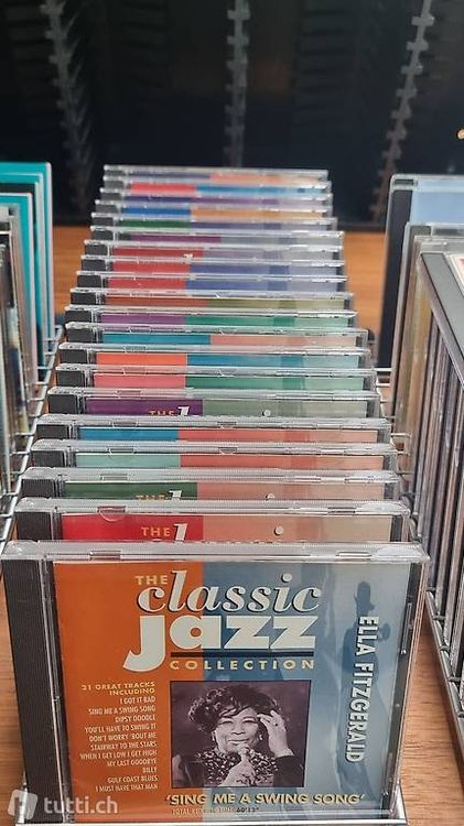 20 The classic Jazz Collection CDs, inkl.CD Halter für 20Stk (Gebraucht ...
