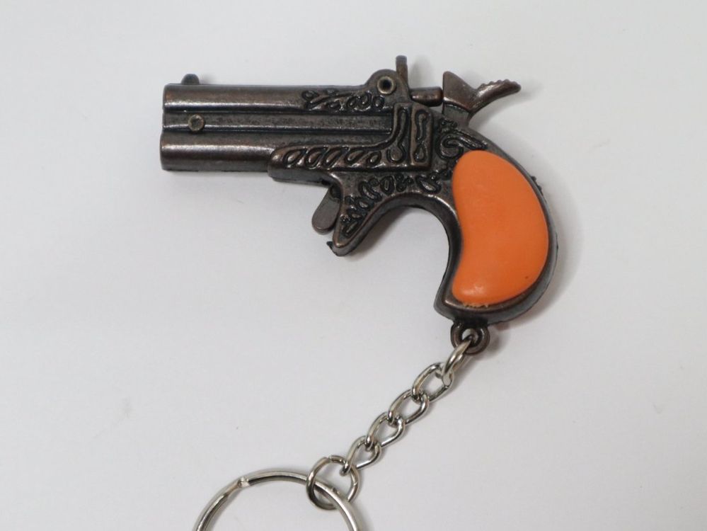 Schlüsselanhänger Pistole Deringer Gun Derringer (Neu (gemäss ...