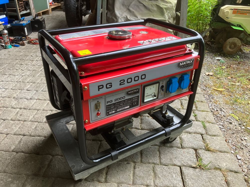 Notstromaggregat 230Volt 2,0kW Matrix PG2000 | Kaufen auf Ricardo