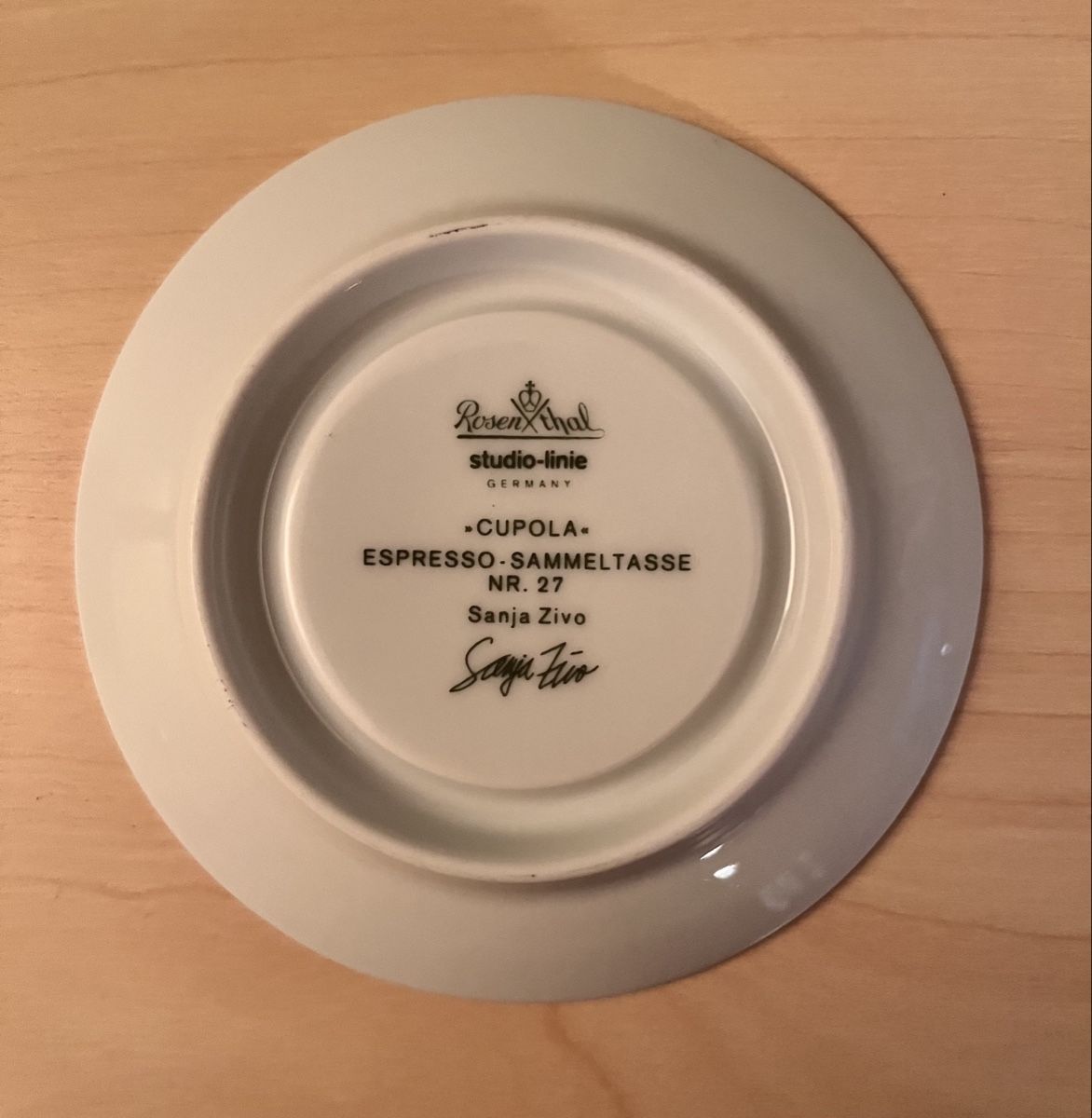 Rosenthal Studio-Linie Unterteller Nr.27 Cupola Sanja Zivo (Gebraucht ...