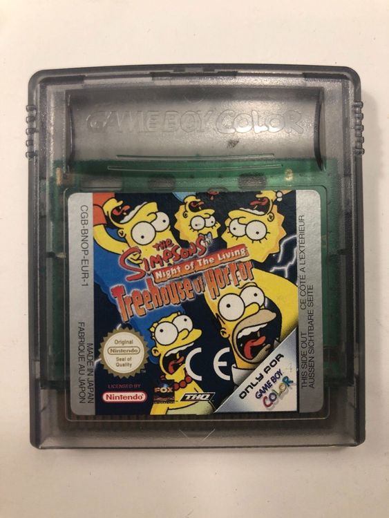 Die Simpsons Treehouse of Horror für GBC | Kaufen auf Ricardo