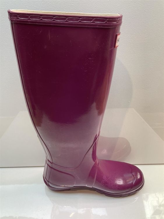 violette / lila farbige Hunter Gummistiefel in Grösse 38 | Kaufen auf ...