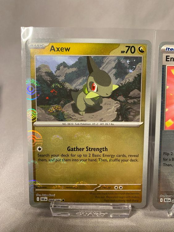 Pokémon / Poke Ball Foil Holo / Black Bolt / EN / Axew etc. (Neu ...