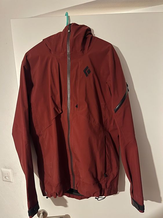 Veste ski homme Black Diamond Gore-Tex Mission Shell rouge (Gebraucht ...