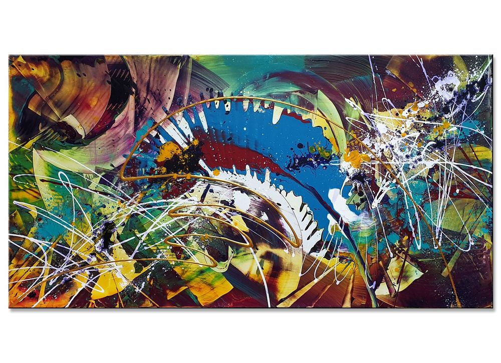 Original Gemälde von Dieu "Inlay" abstrakt (Neu (gemäss Beschreibung)) in Dresden für CHF 620 ...