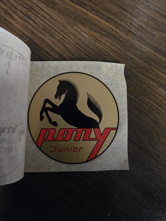 2x Vintage Pony Junior Bike Decal Sticker NOS 70s (Neu (gemäss ...