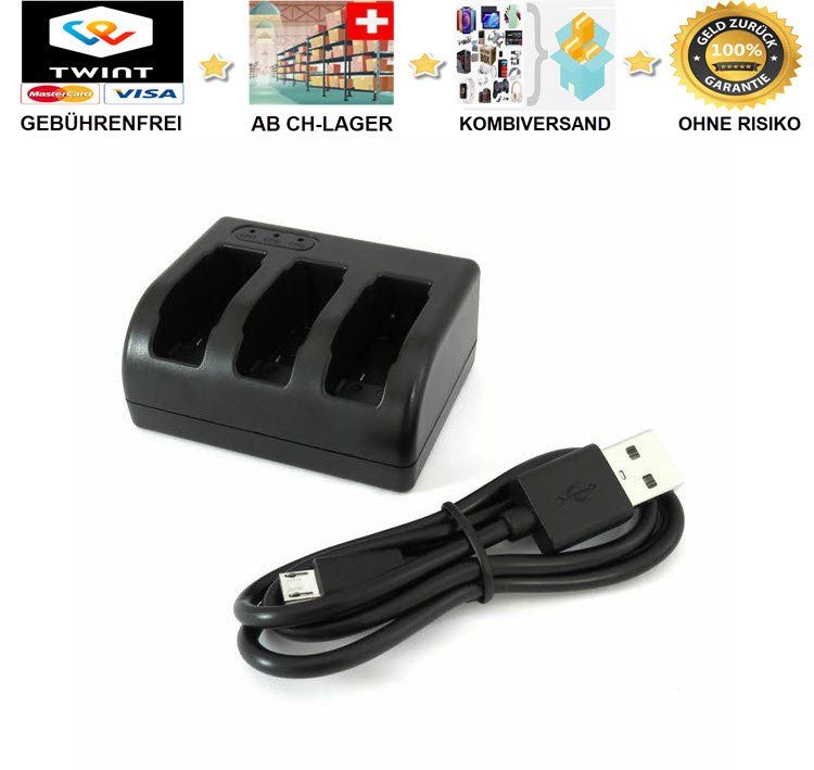 3-Port-Ladegerät für GoPro Hero 5/6/7 Ladestation Ladegerät (Neu und originalverpackt) in Buchs ...
