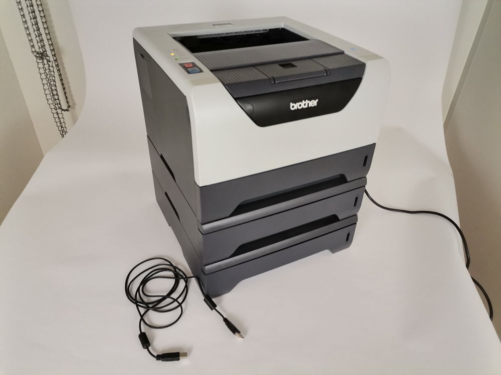 BROTHER HL 5350DN Laserdrucker mit 2 Mehrzweckfächern (Gebraucht) in ...